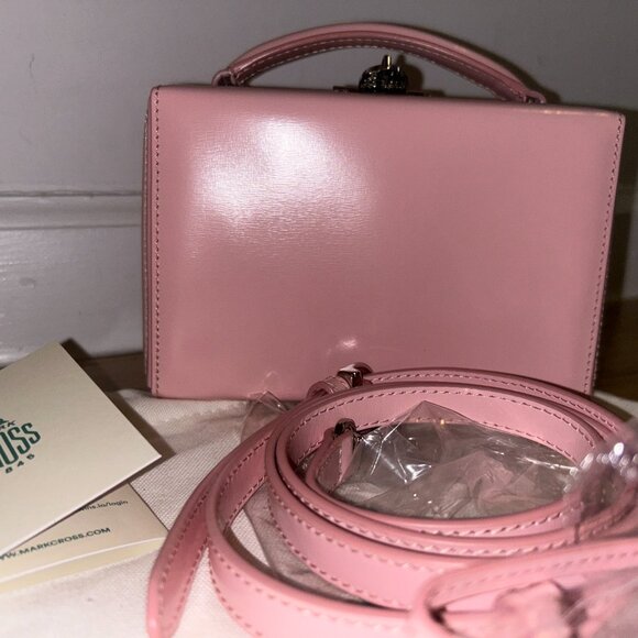 Mark Cross | Bags | Mark Cross Grace Box In Light Pink | Poshmark